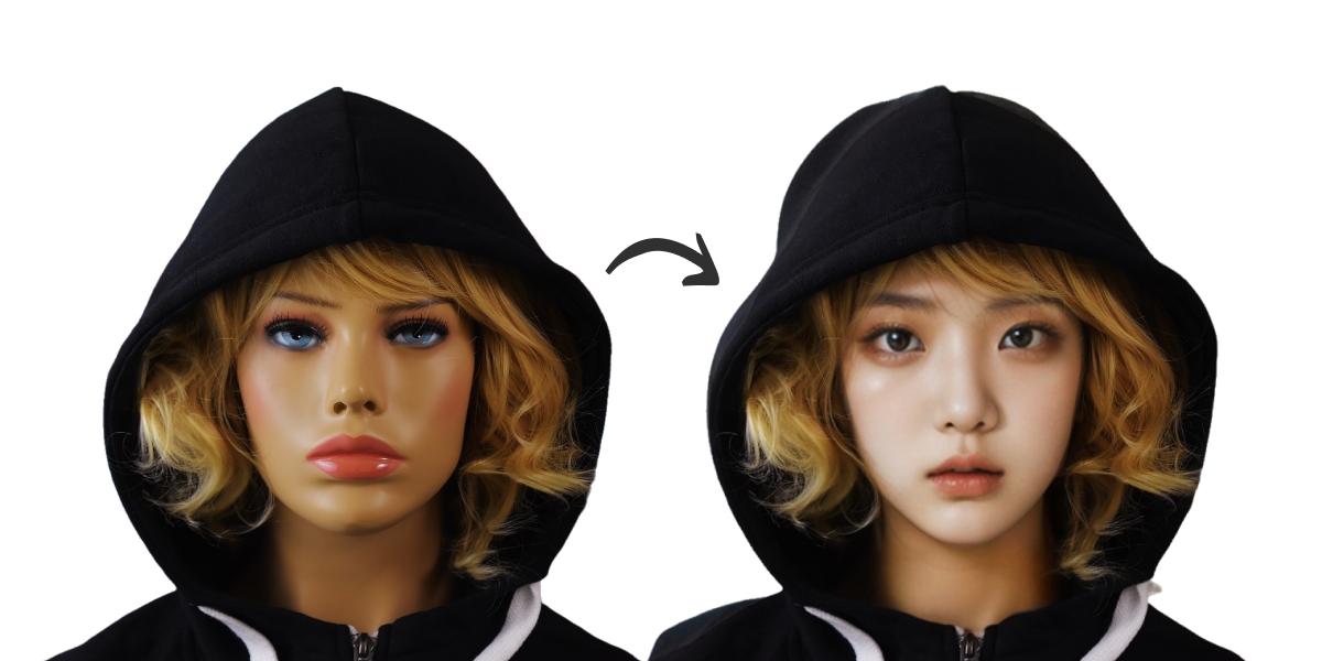 Bringing Life to Mannequins! The Face Swap Function of Draph Art's AI ...